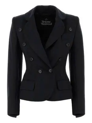 VIVIENNE WESTWOOD Embroidered Wool Georgia Blazer - Multicolor