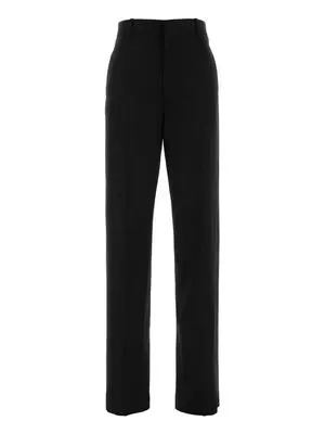 Bottega Veneta Black Wool Pant - Multicolor