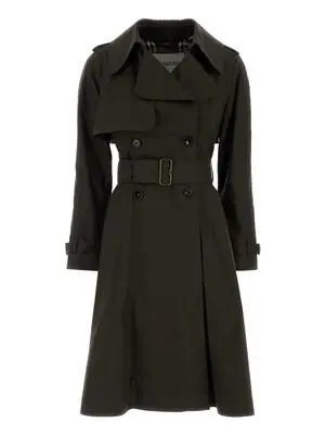 Burberry Cotton Trench Coat - Brown