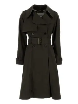 Burberry Cotton Trench Coat - Brown