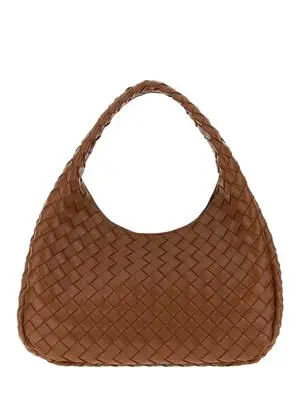 BOTTEGA VENETA Bottega Veneta Women Caramel Leather Campana Shoulder Bag
