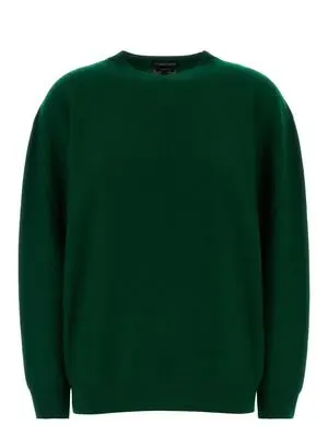 TOM FORD Dark Cashmere Oversize Sweater - Green
