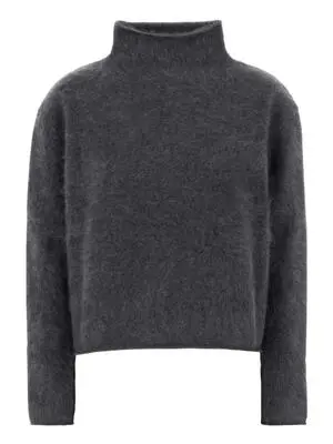 LISA YANG Lisa Yang Women Graphite Cashmere Oversize Sandy Sweater