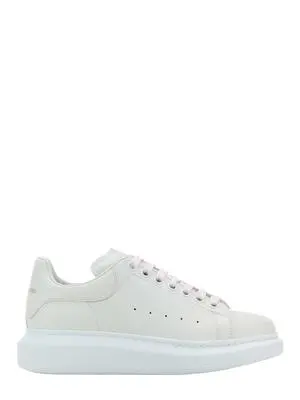 Alexander McQueen Leather Sneakers - White