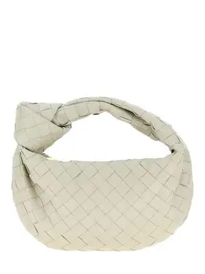 Bottega Veneta Chalk Nappa Leather Mini Jodie Handbag - White