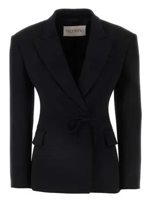 Valentino Garavani Wool Blazer - Black