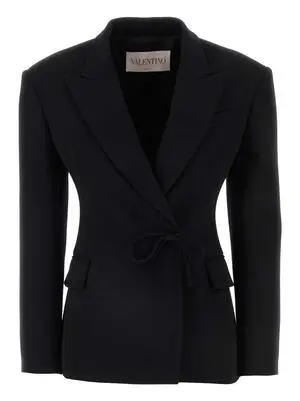 Valentino Garavani Wool Blazer - Black