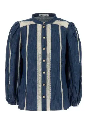 Zimmermann Denim Awaken Shirt - Blue