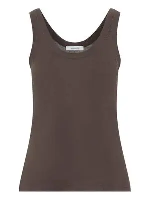 LEMAIRE Lemaire Ribbed Tank Top Women Gray