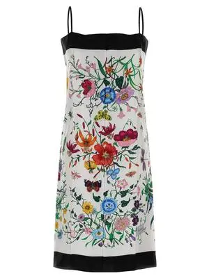 Gucci Printed Twill Dress - Multicolor