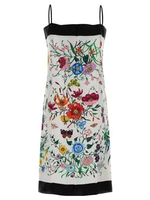 Gucci Printed Twill Dress - Multicolor