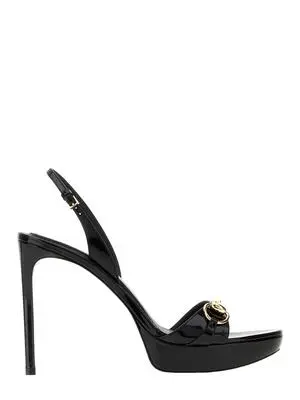 Gucci Leather Donna Sandals - Black