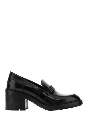 FERRAGAMO Leather Marla Pumps - Black