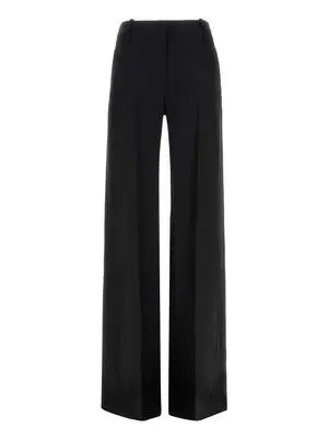ERMANO SCERVINO Ermanno Scervino Gabardine Palazzo Pant - Black