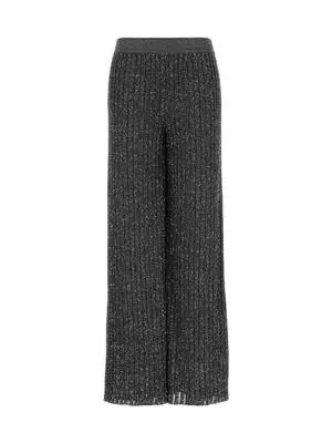 Missoni Embellishment Knit Wide-leg Pant - Multicolor