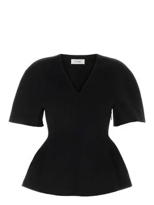 LISA YANG Lisa Yang Women Black Wool Blend Top