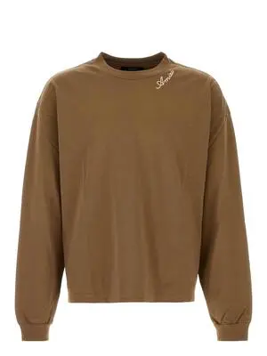 Amiri Cotton Oversize T-shirt - Brown