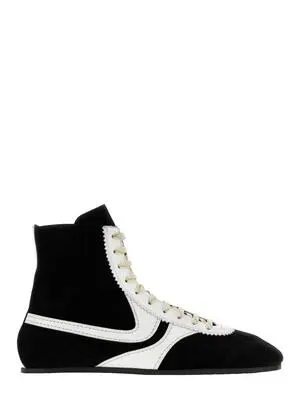 Dries Van Noten Suede Sneakers - Black