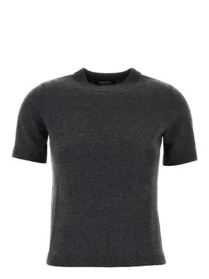 Max Mara S Maxmara Women Dark Wool Blend Just Sweater Gray