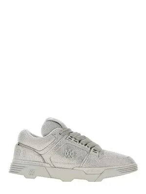 Amiri Grey Suede Crystal Ma-1 Sneakers - Gray