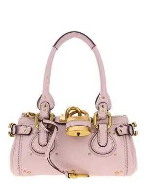 Chloé Pastel Leather Small Paddington Handbag - Pink
