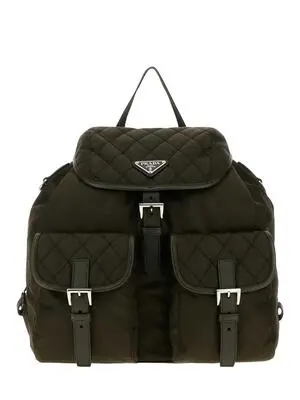 Prada Olive Geren Re-nylon Backpack - Green