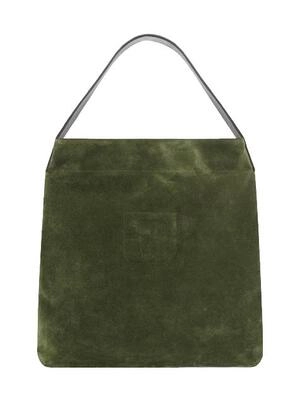 Gerard Darel Lady Gd Suede Tote Bag - Moss