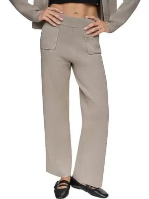 Dkny Front Pocket Sweater Pants - Putty