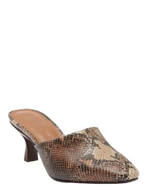 DONALD PLINER Fannie Leather Heeled Mule