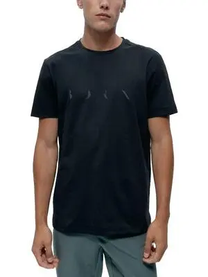 BORN LIVING YOGA Melville Performance Sports T-shirt - Black