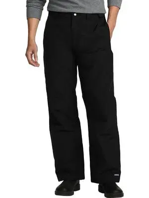 LANDS' END Squall Waterproof Insulated Snow Pants Black