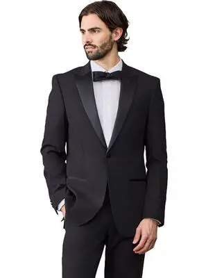 THE BLACK TUX Essential Tuxedo Jacket - Black