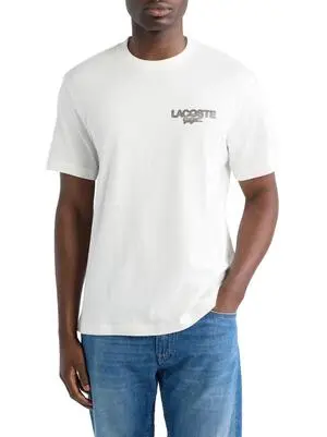 Lacoste Crewneck Cotton T-shirt - Flour