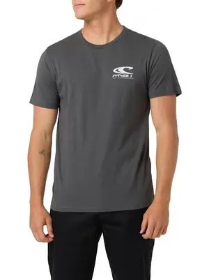 O'Neill Monserta Classic Cotton Graphic T-shirt - Dark Shadow