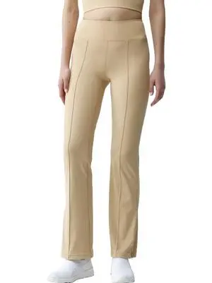BORN LIVING YOGA Marina Performance Full-length Sports Legging - Straw