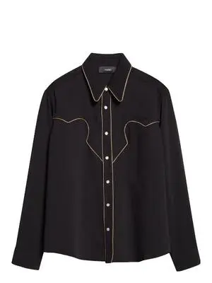 Amiri Western Shirt - Black