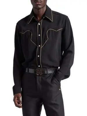 Amiri Western Shirt - Black
