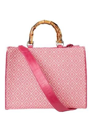 SARAH STEWART The Bernard Denim Tote Pink