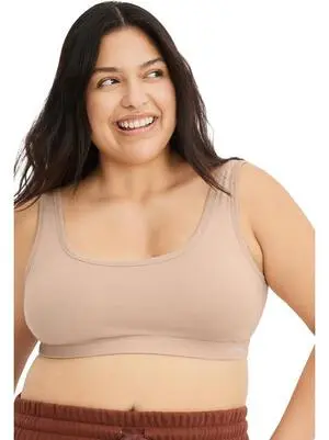 JOCKEY Organic Cotton Stretch Tank Strap Bralette - Light