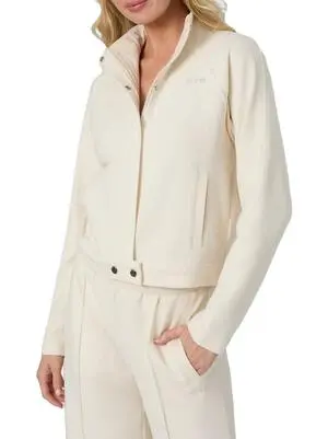 Guess Marilu Full Zip Jacket Dark Ivory