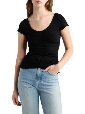 Free People Little Extra T-shirt - Black