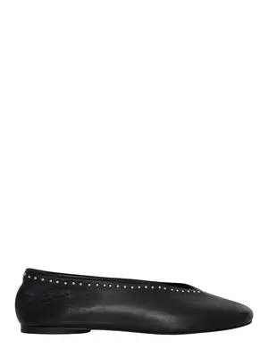 ANINE BING Ana Flats Studs - Black