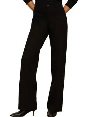 SANCTUARY Marine Ponte Straight Leg Pants