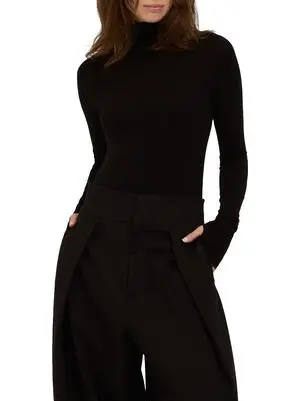 PROJECT SOCIAL T Westwood Mock Neck T-shirt Black