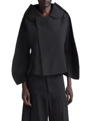 Comme Des Garçons Tropical Wool Jacket - Black