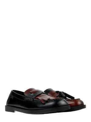 Camper Don Twins Leather Loafer - Medium Brown
