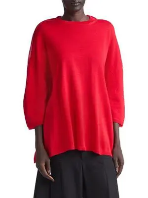 Comme Des Garçons 12 Gauge Acrylic And Wool Sweater - Red