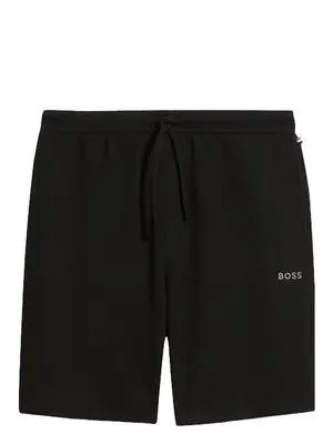 BOSS Waffle Knit Shorts - Black