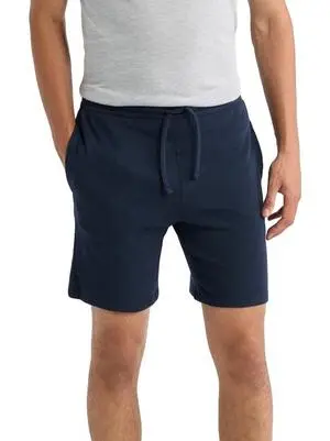 BOSS Waffle Knit Shorts - Dark Blue