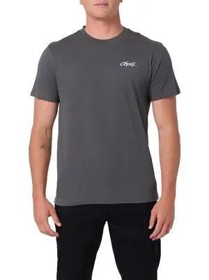 O'Neill Tropics Classic Cotton Graphic T-shirt - Dark Shadow